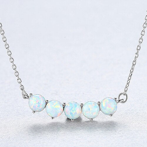 New Design 925 Sterling Silver 18K Gold Plated Round Opal Stone Pendan ...